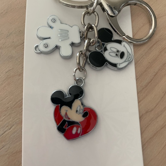 Accessories | Disney Mickey Mouse Love Glove Charm Keychain | Poshmark